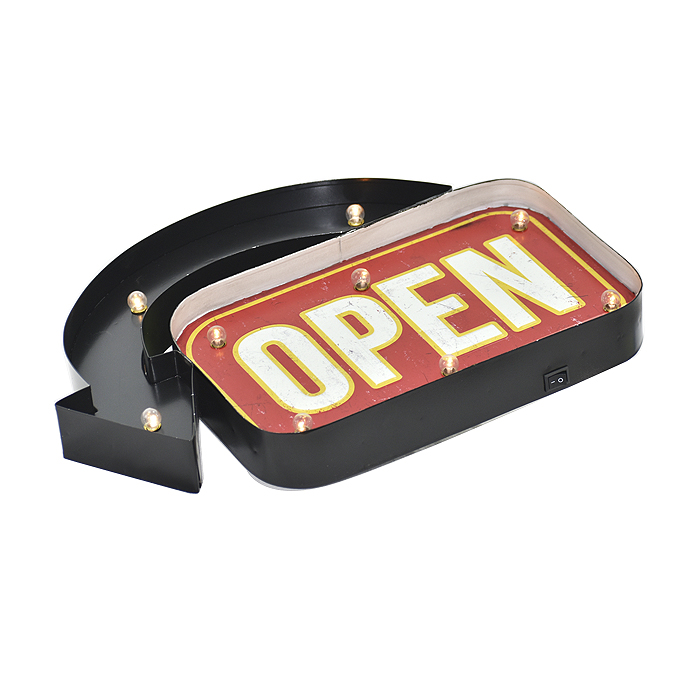 Letrero Vintage Led Open 2021213 – MSA