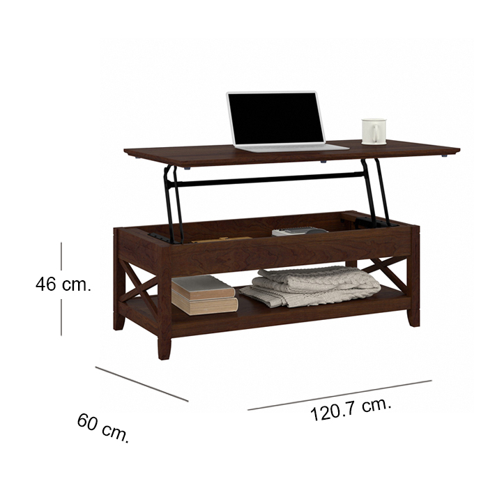 Mesa de Centro Elevable Dark Brown – MSA